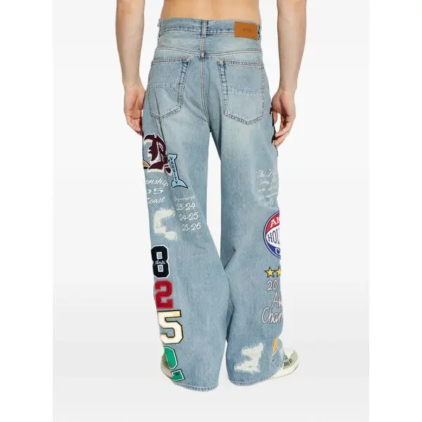 Amiri Denim Wide-leg Jeans