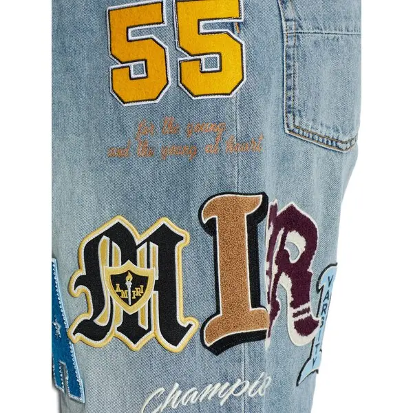Amiri Denim Wide-leg Jeans