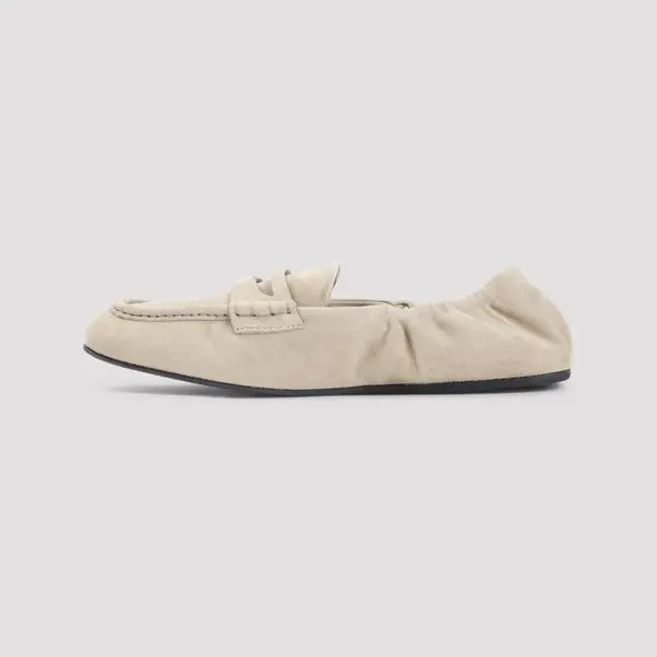Miu Miu Suede Lamb Leather Dederto Loafers - Multicolor