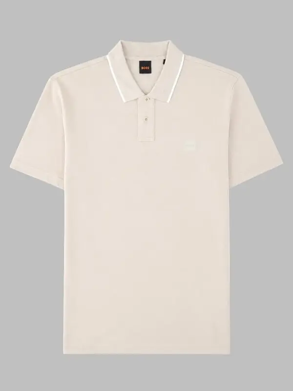 BOSS Polo Con Logo - Cream