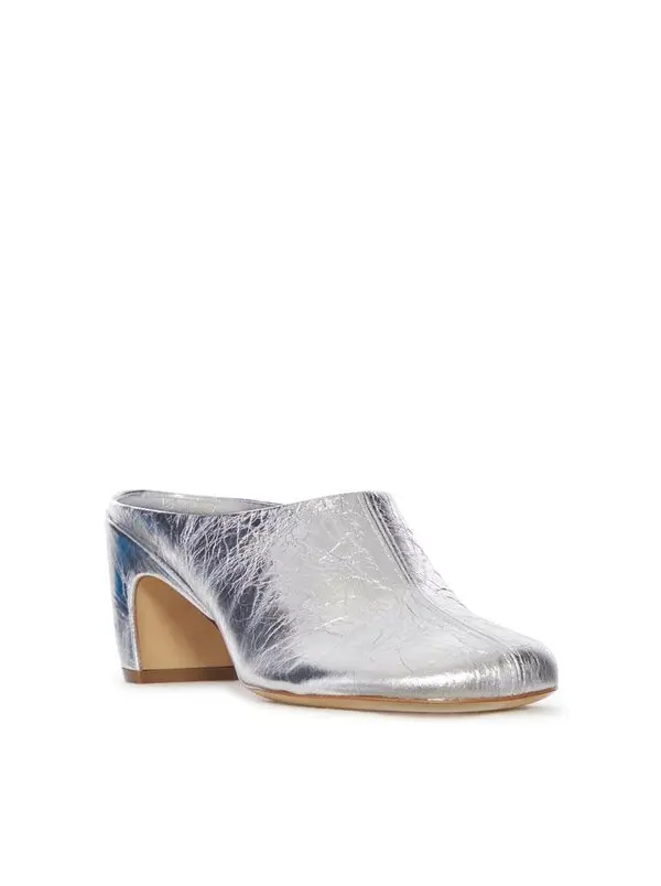 Dries Van Noten Laminated Leather Mules