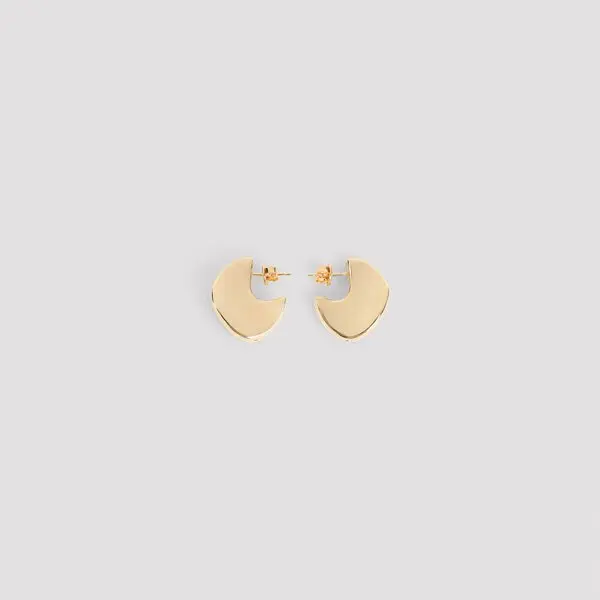 Bottega Veneta Disc Earrings