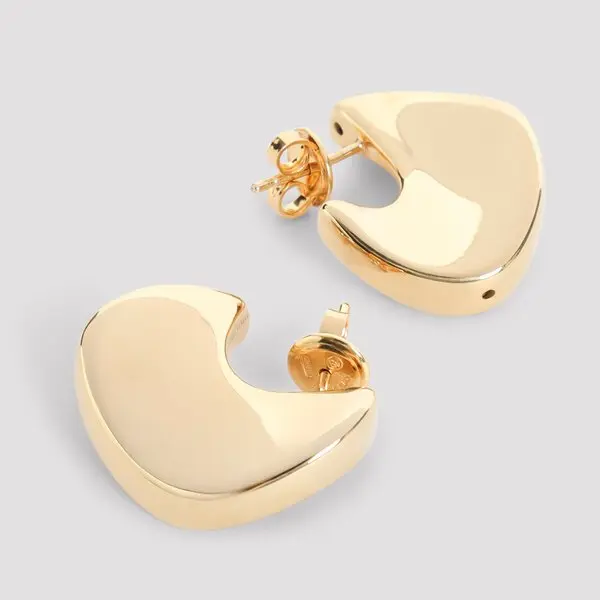 Bottega Veneta Disc Earrings