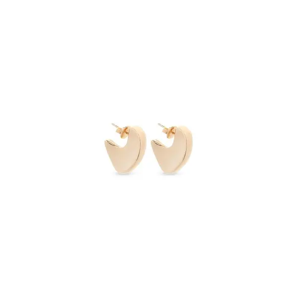 Bottega Veneta Disc Earrings - Silver