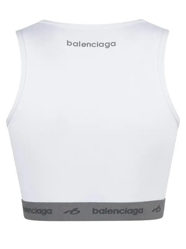 Balenciaga Techwear Bra Tank Top - White