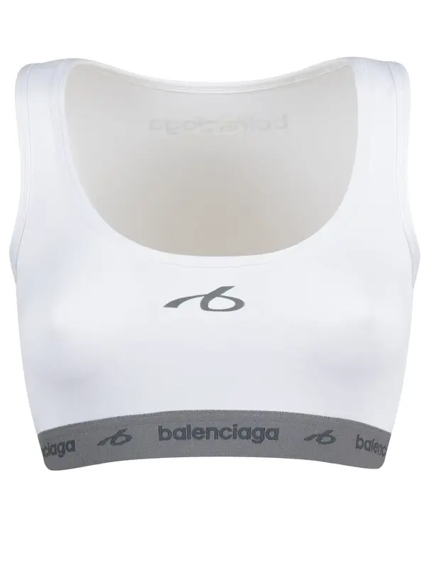 Balenciaga Techwear Bra Tank Top - White