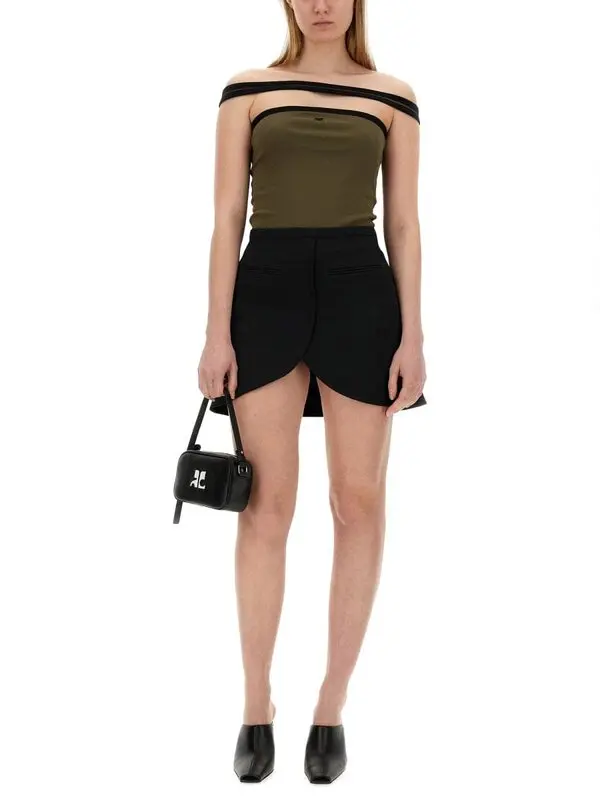 COURREGES Ellipse Mini Skirt