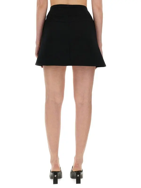COURREGES Ellipse Mini Skirt
