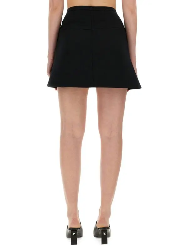 COURREGES Ellipse Mini Skirt