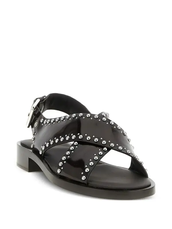 Church's Remi Leather Sandals With Studs