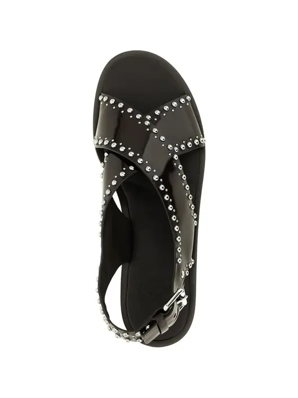 Church's Remi Leather Sandals With Studs
