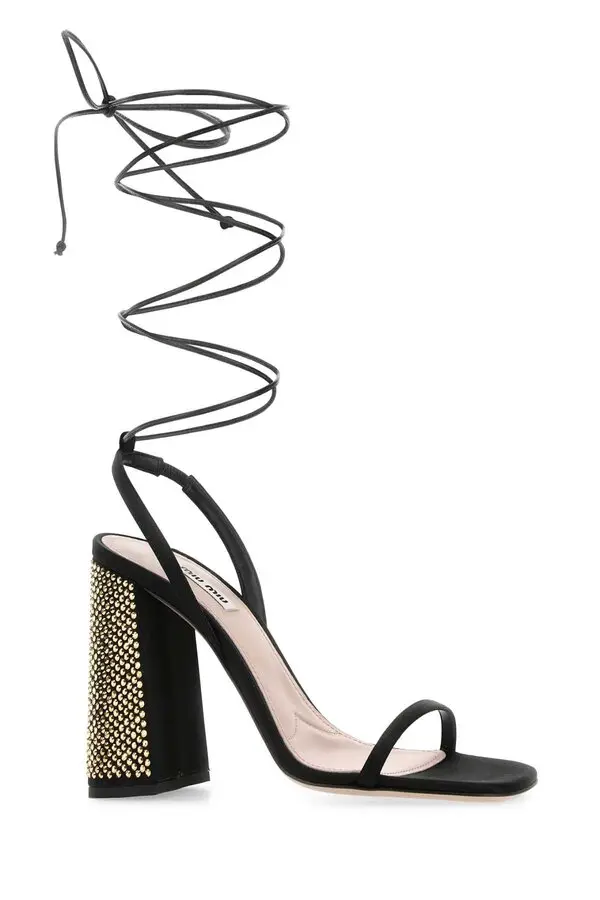 Miu Miu Satin Sandals