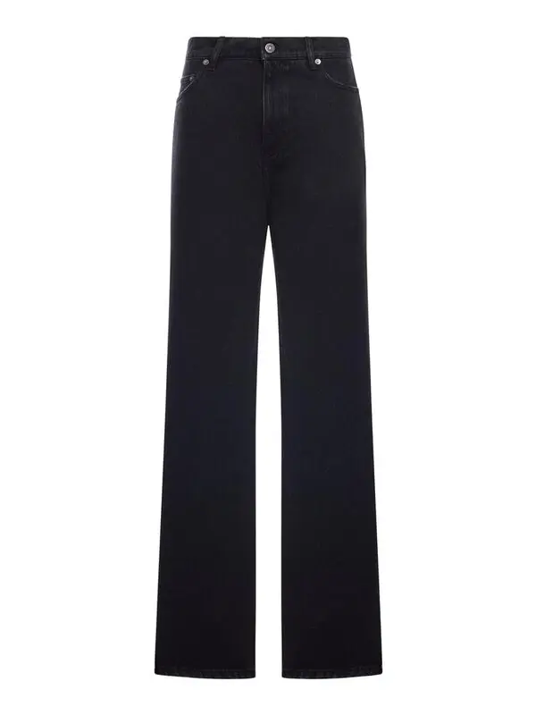 GOLDEN GOOSE Melody Boyfriend Jeans In Cotton Denim - Black