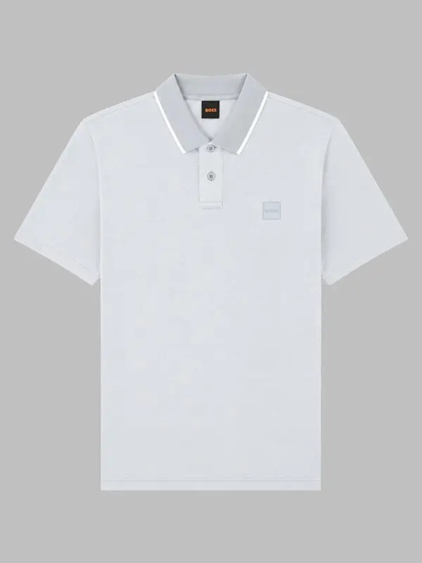BOSS Polo Con Logo - Gray
