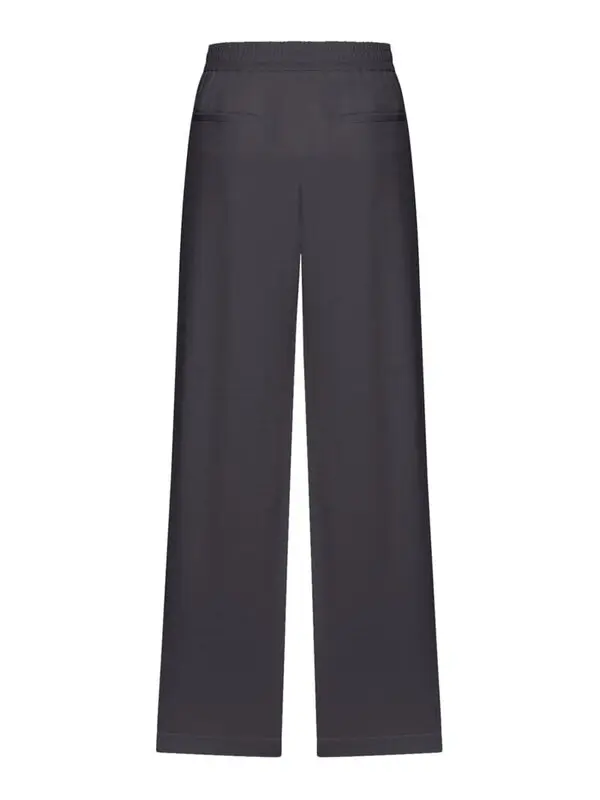 Brunello Cucinelli Wide Leg Trousers With Drawstring - Multicolor