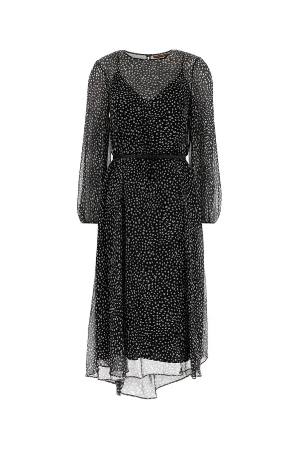 Max Mara Printed Silk Campo Dress - Multicolor