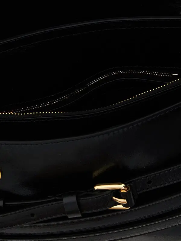 Moschino Tie Me Crossbody Bag - Black