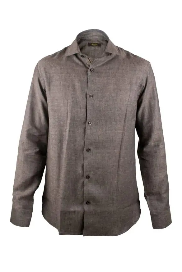 MOORER Shirt - Brown