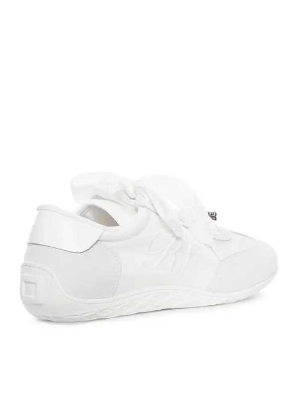 ROGER VIVIER Viv Low Suede Sneakers