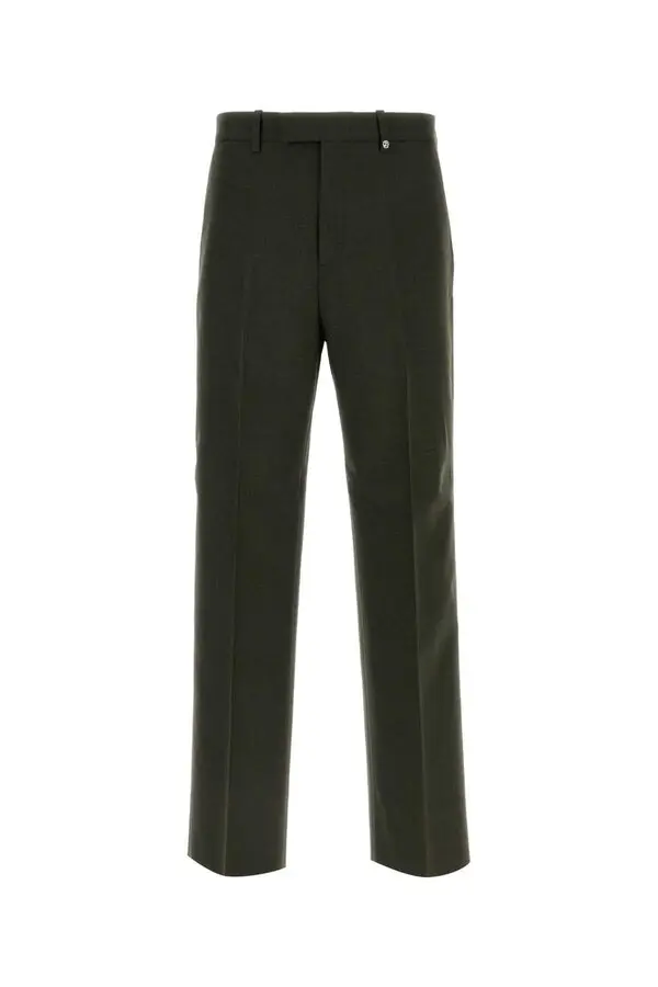 Burberry Bottle Wool Pant - Green