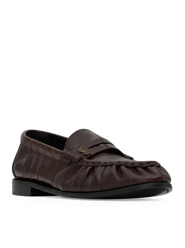 Saint Laurent Le Loafer Supple Eel Moccasins