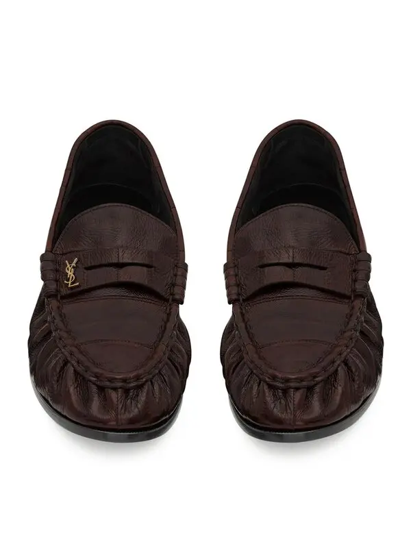 Saint Laurent Le Loafer Supple Eel Moccasins