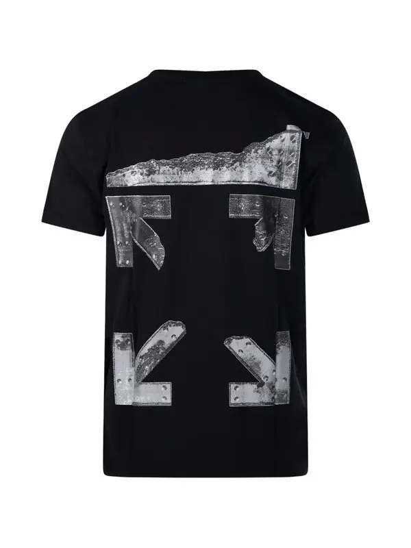 Off-White Metal Arrow Slim Fit Cotton T-shirt