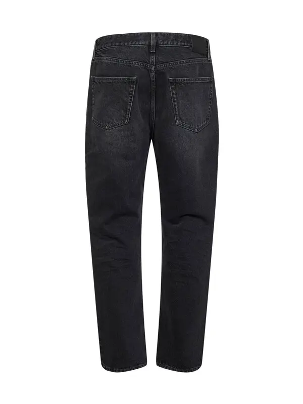 Saint Laurent Black Denim Mick Straight-leg Jeans