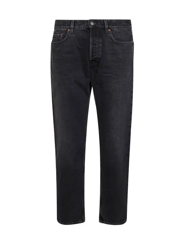 Saint Laurent Mick Straight-leg Denim Jeans - Multicolor