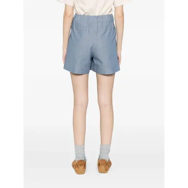 Moncler Pleated Shorts - Blue