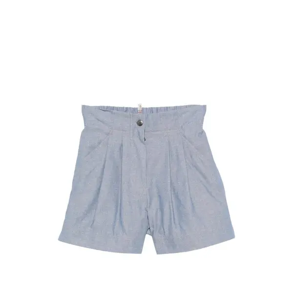Moncler Pleated Shorts - Blue