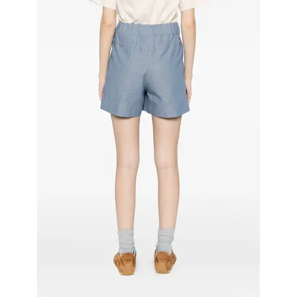 Moncler Pleated Shorts - Blue