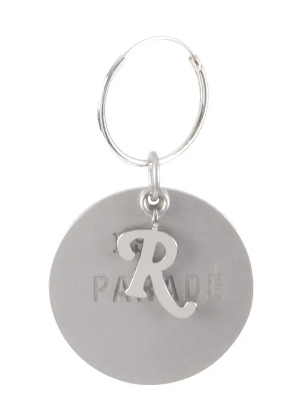 Raf Simons Circle Single Earrings - Silver