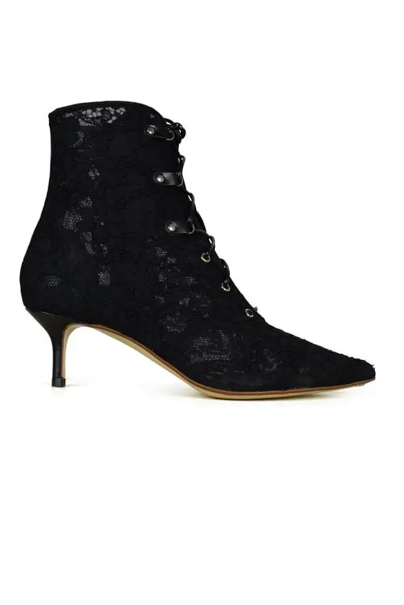 FRANCESCO RUSSO Lace Boots - Black