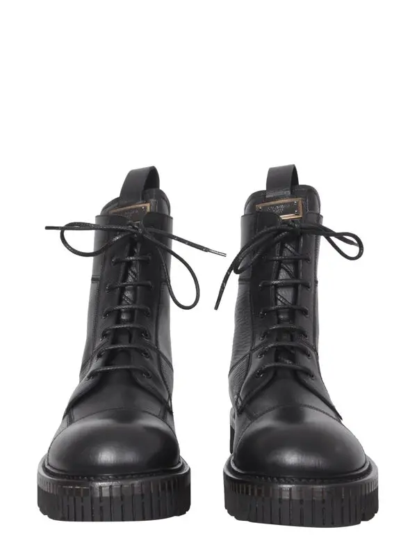 Dolce & Gabbana Bernini Combat Boots