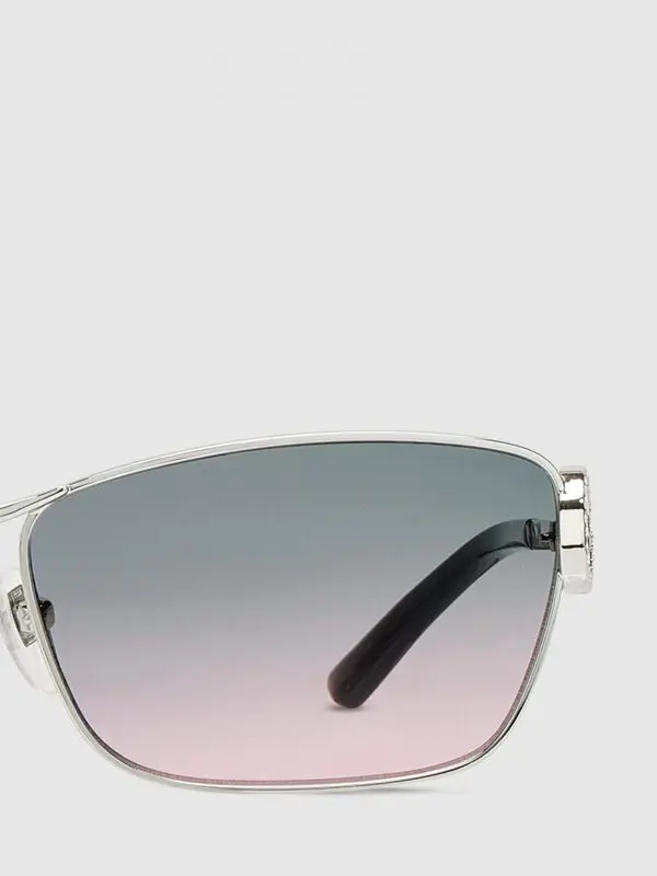 Gucci Cat-eye Metal Sunglasses - Gray