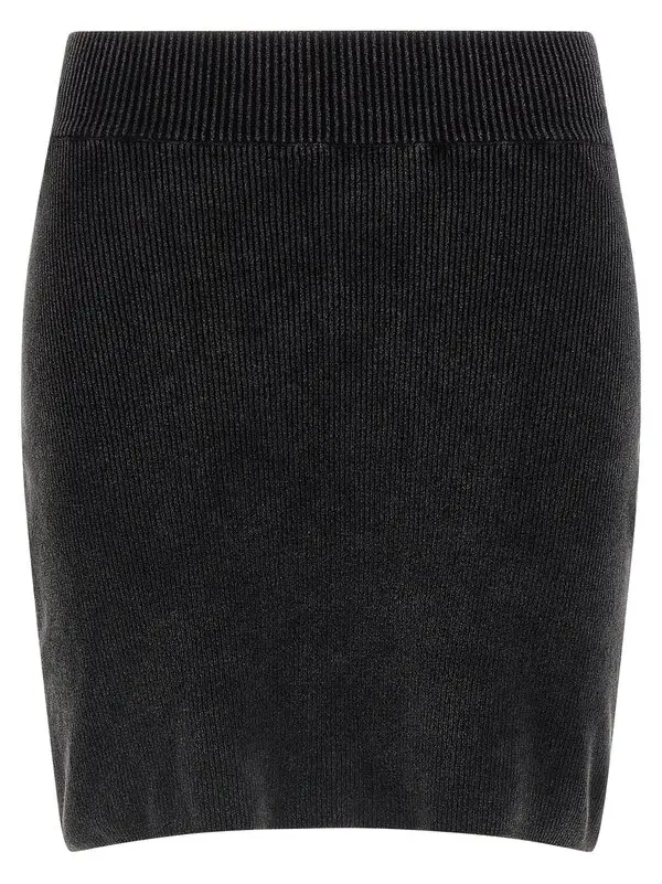 Alexander Wang Chenille Skirt - Black