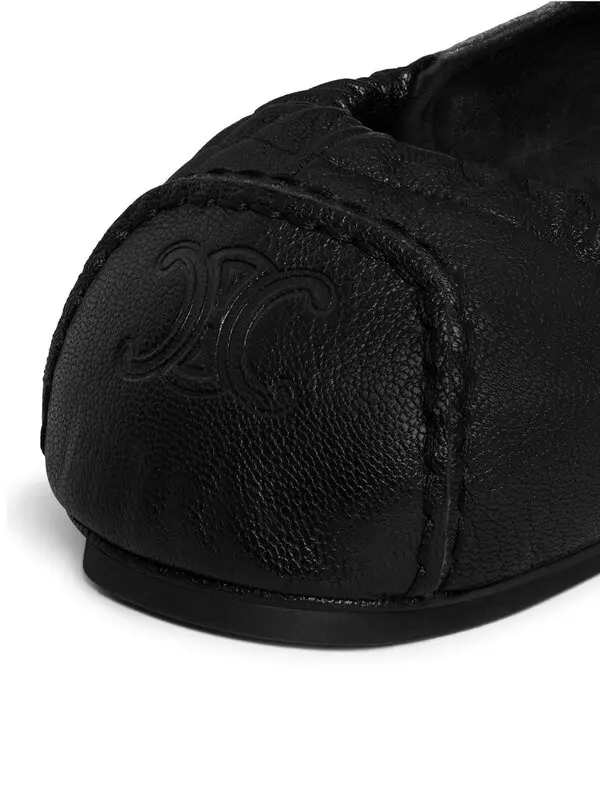 Celine Goatskin Moccasin - Black
