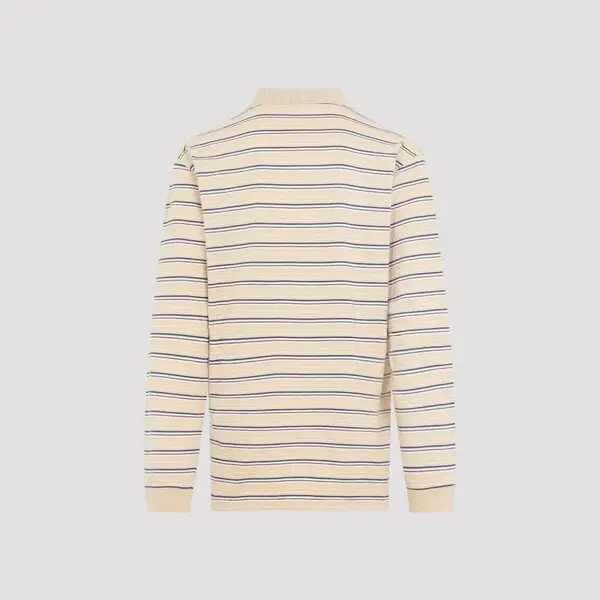 Prada Striped Piqué Polo