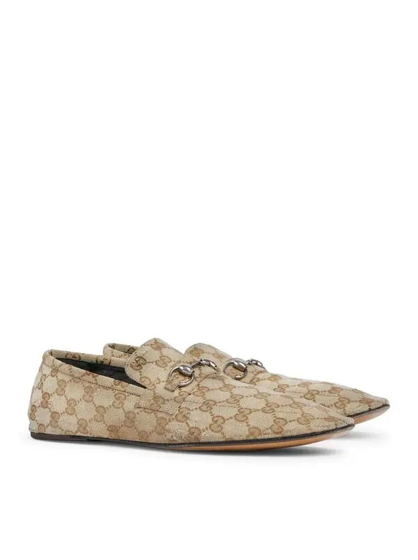 Gucci Lived-effect Moccasin With Horse Clip