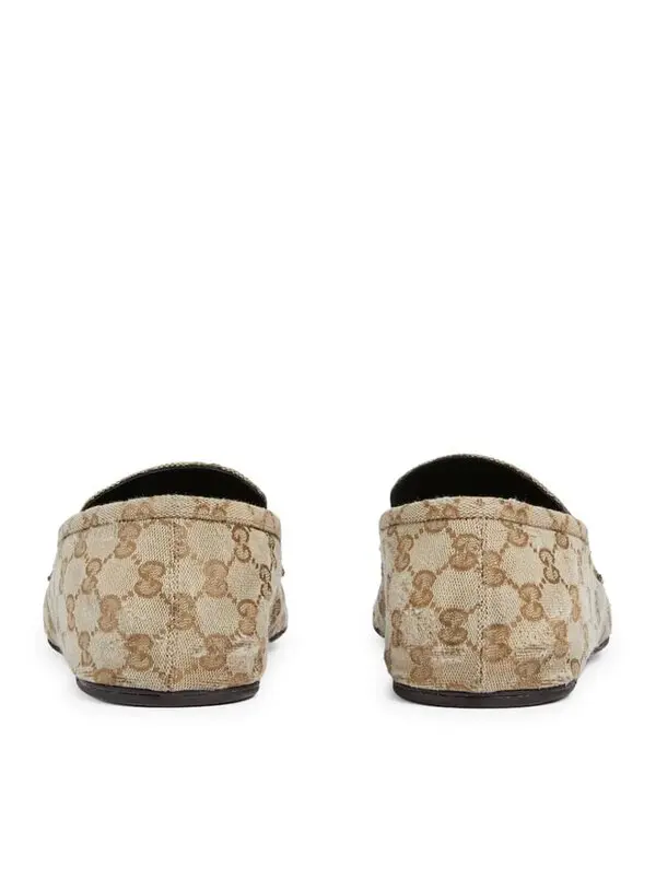 Gucci Lived-effect Moccasin With Horse Clip
