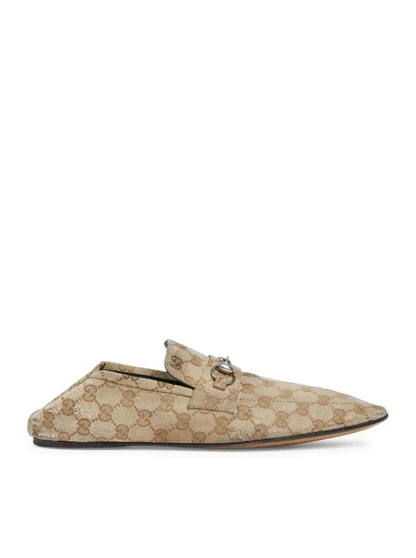 Gucci Lived-effect Moccasin With Horse Clip