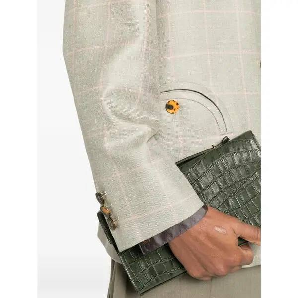 BLAZÉ MILANO Grey Jackets Fitted Jackets