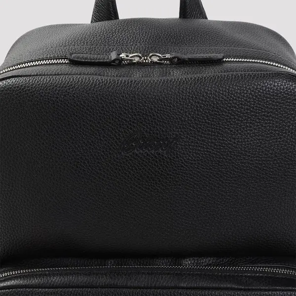 Brioni Grained Leather Backpack