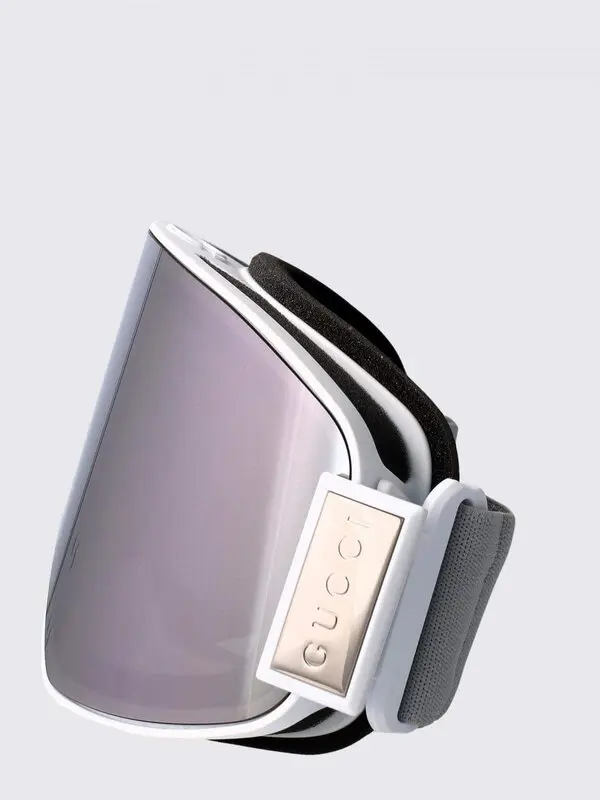 Gucci Acetate Ski Goggles With Engraved Logo And Adjustable Strap