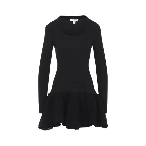 Alaïa Ruffle Mini Dress