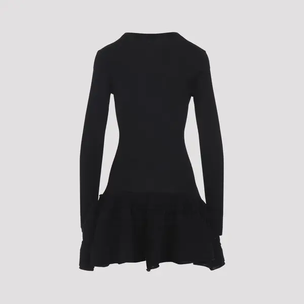 Alaïa Ruffle Mini Dress