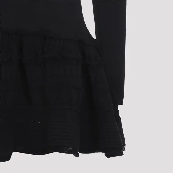 Alaïa Ruffle Mini Dress
