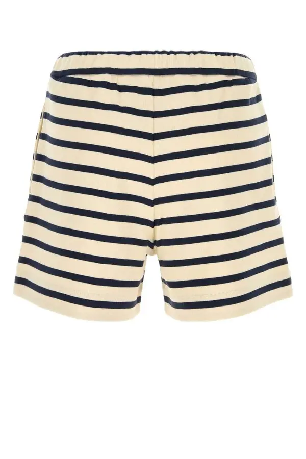 Moncler Embroidered Cotton Shorts