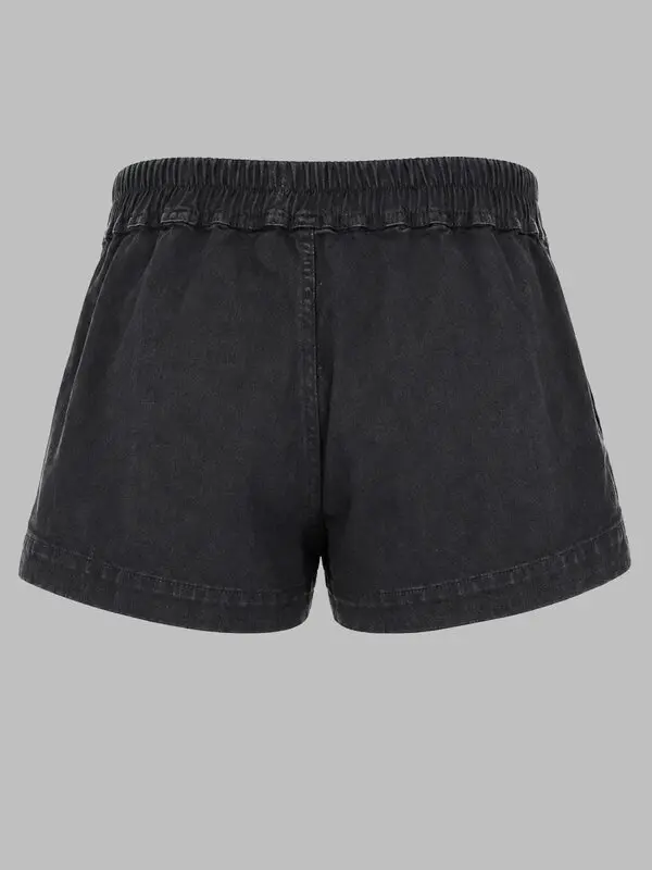 Rick Owens Paneled Drawstring Shorts - Black